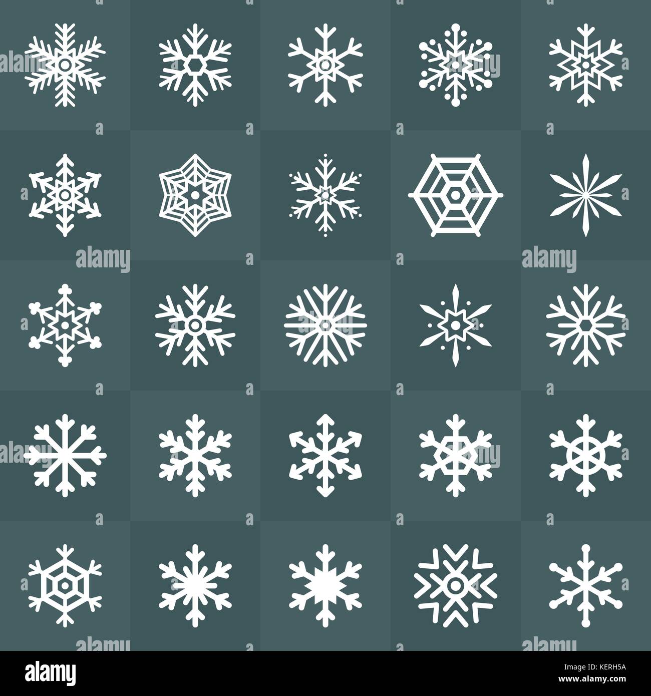 White Snowflake Vector Free Download