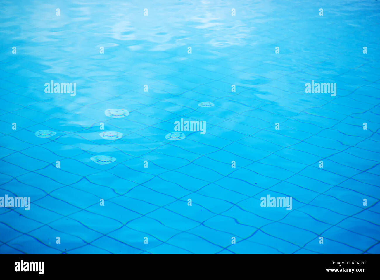 Abstract blue swimming pool water surface texture as background Stock ...