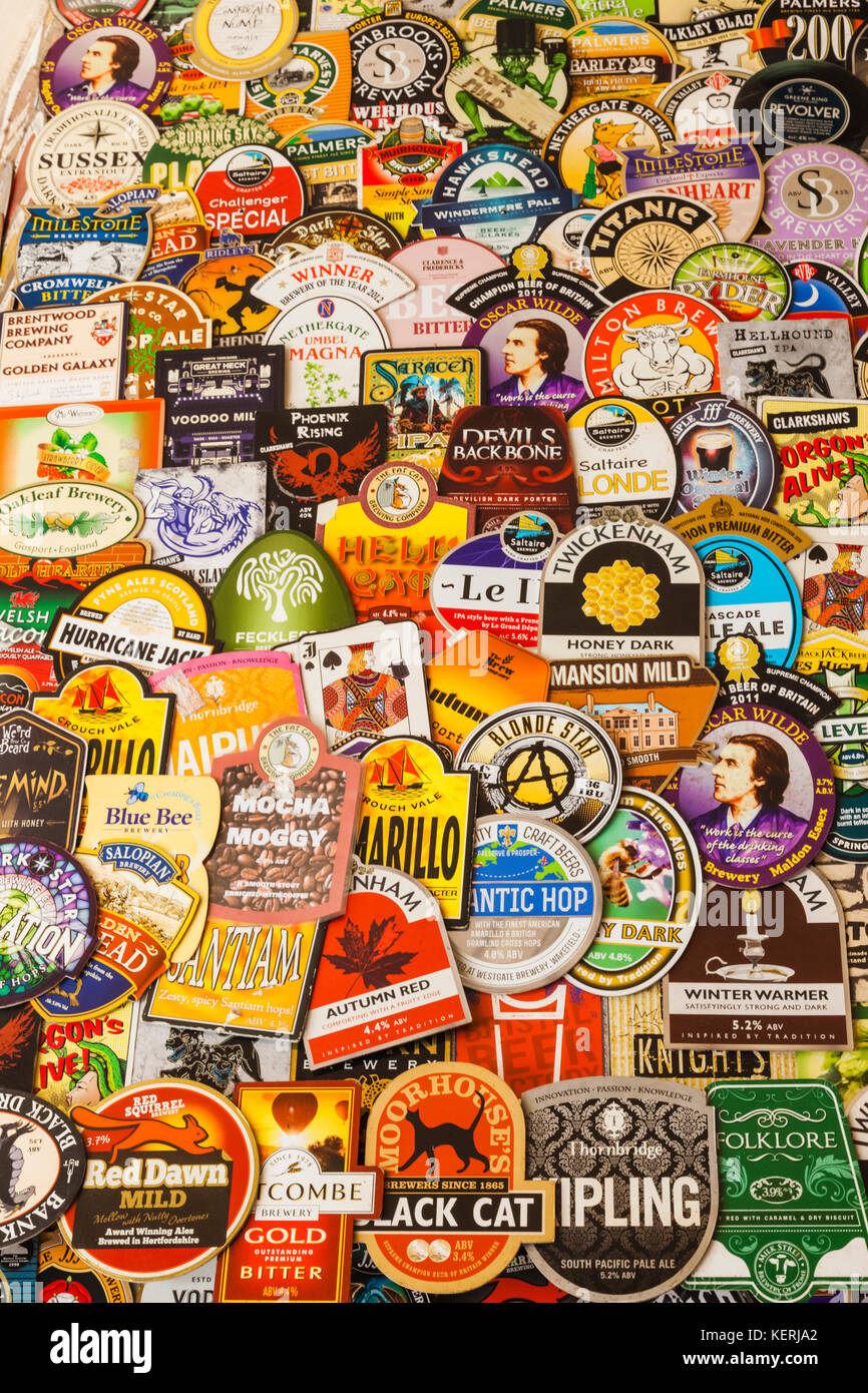 England, London, Pub Beer Mat Decoration Stock Photo - Alamy