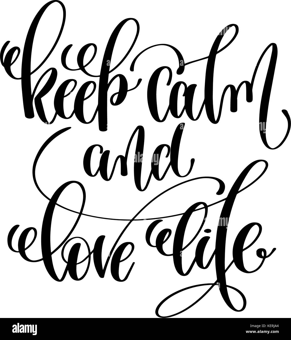 Love life hand written Black and White Stock Photos & Images - Alamy