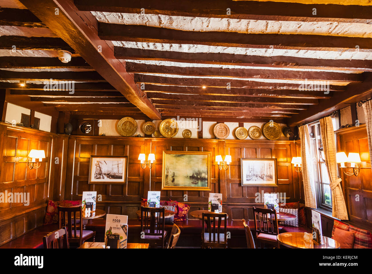 England, London, Wapping, The Prospect of Whitby Riverside Pub Stock ...