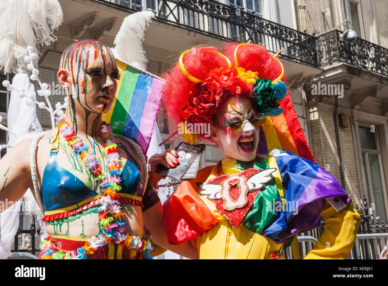 England, London, London Pride Festival Parade, Colourful Parade ...