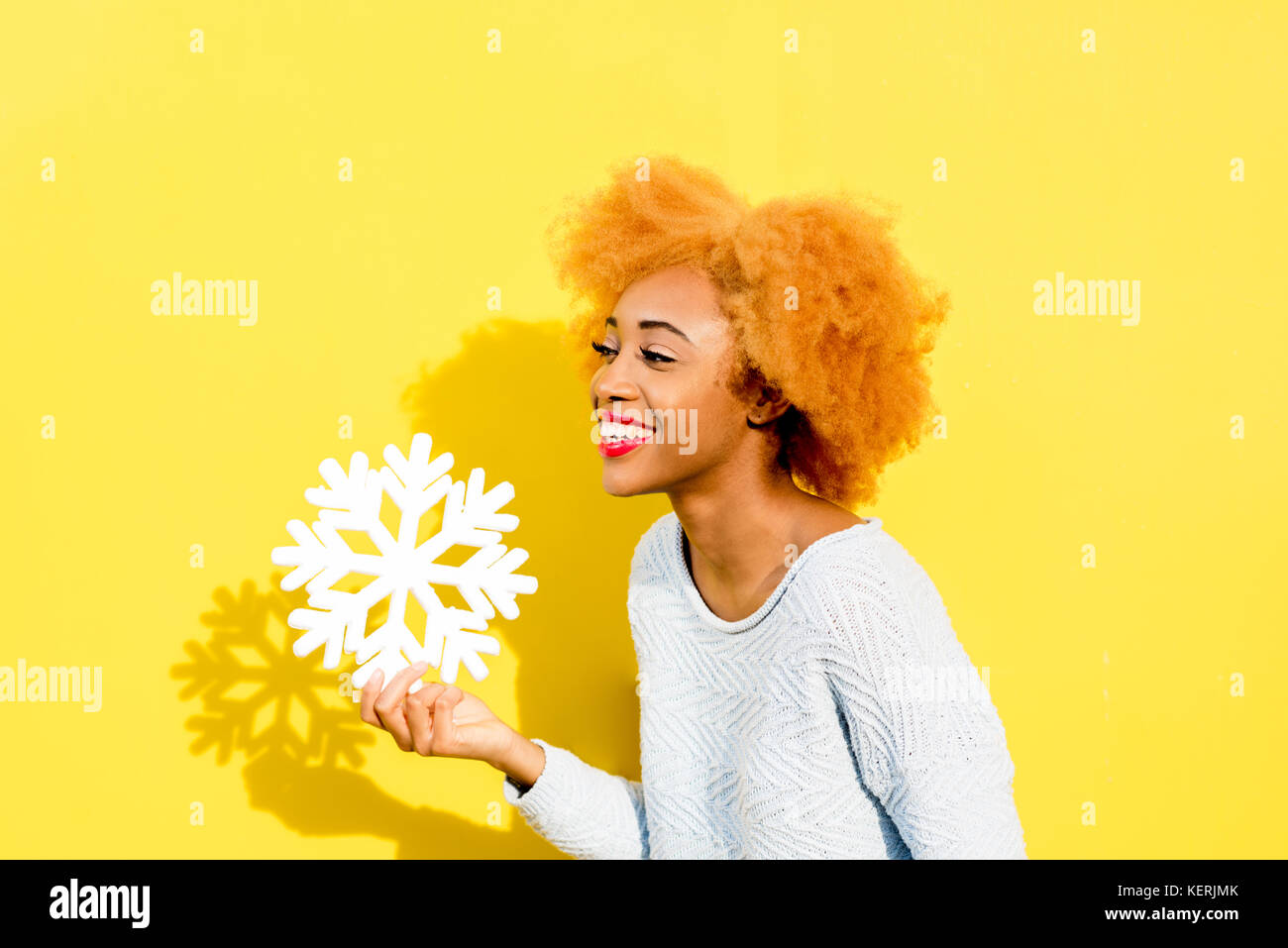 Snowflake on black sweater hi-res stock photography and images - Alamy