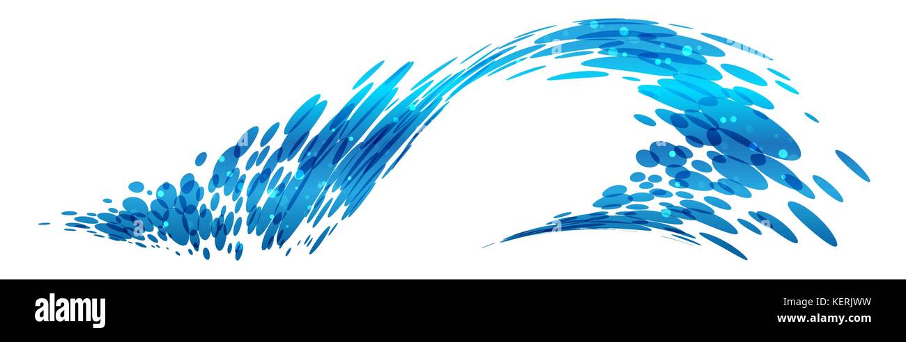Wave design, stylized composition Stock Vector Image & Art - Alamy