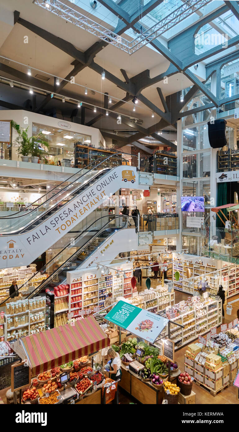 Eataly food store in Milano, Piazza 25 Aprile, Italy Stock Photo - Alamy