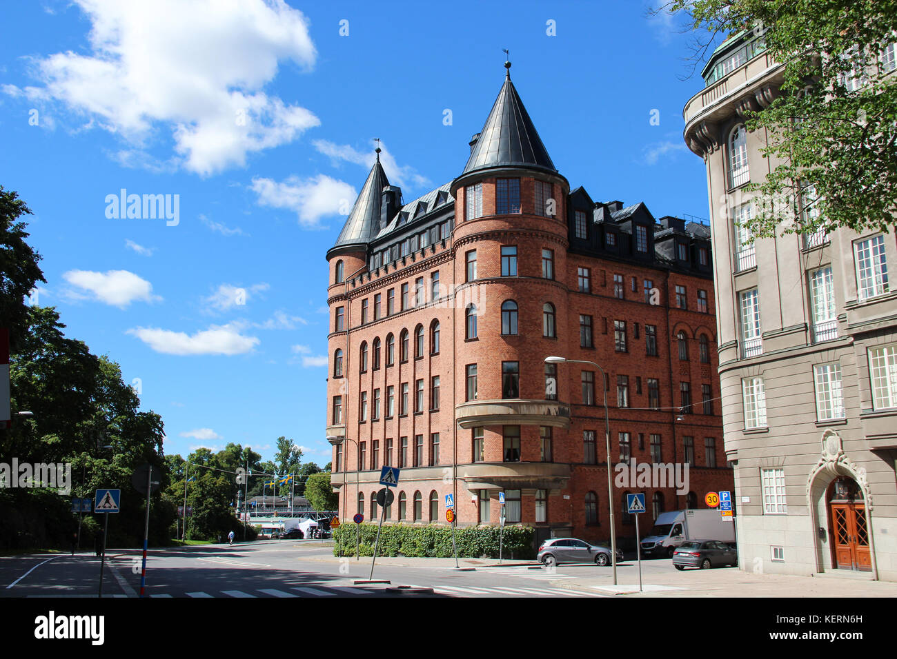 Swedish brick house hi-res stock photography and images - Alamy