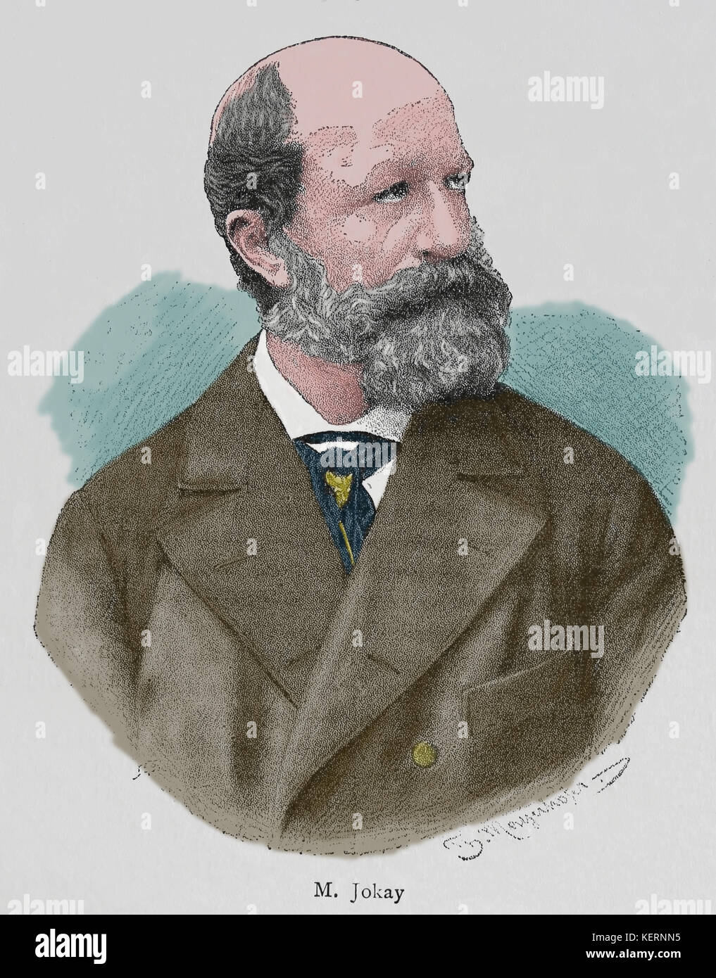 Mor Jokai (1825-1904). Hungarian dramatist and novelist. Nuestro Siglo ...