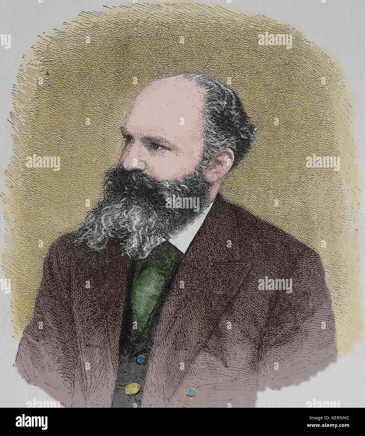 Georg Moritz Ebers (1837-1898). German Egyptologist and novelist ...