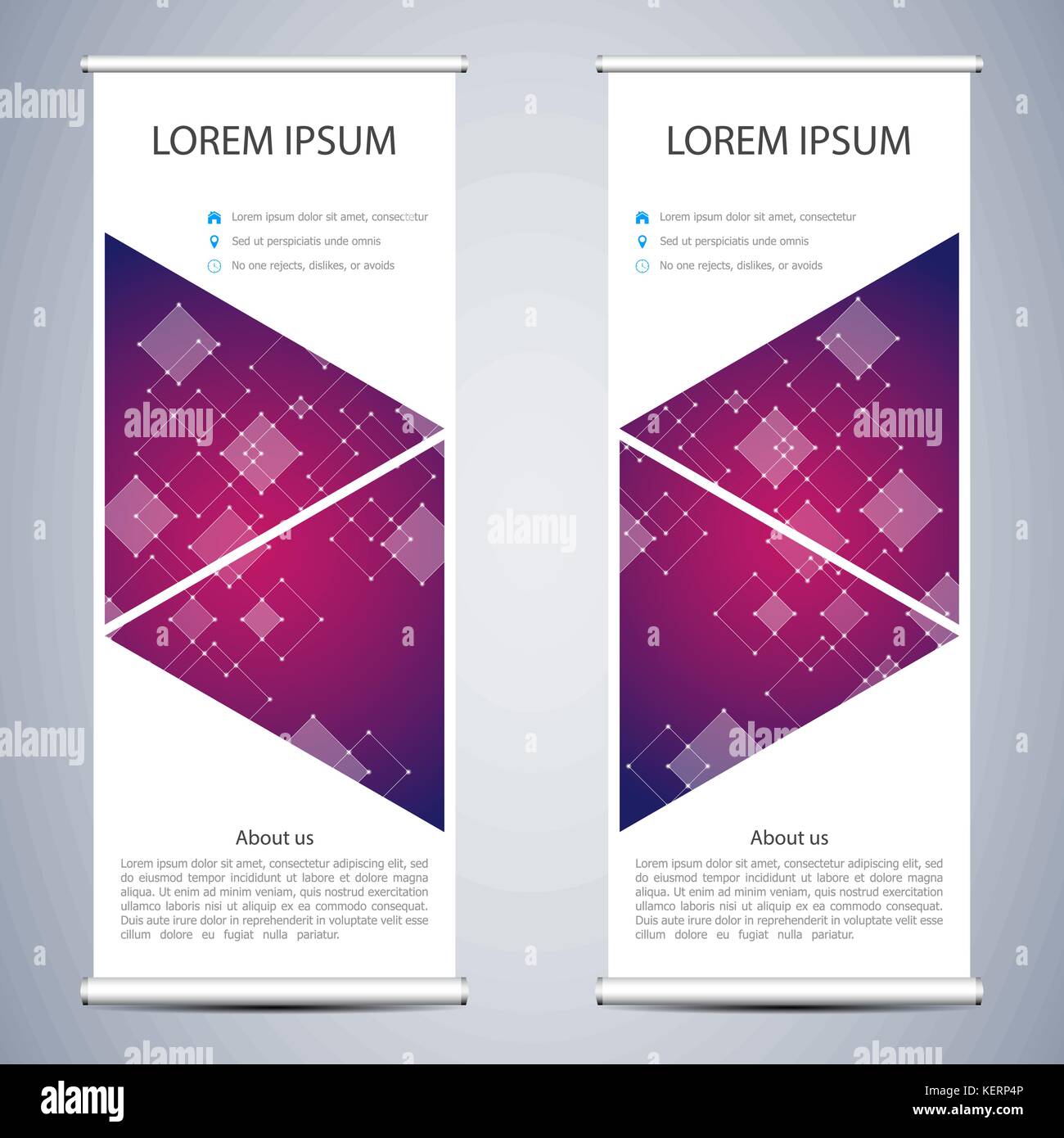 Abstract Roll up banner for presentation and publication. Science ...