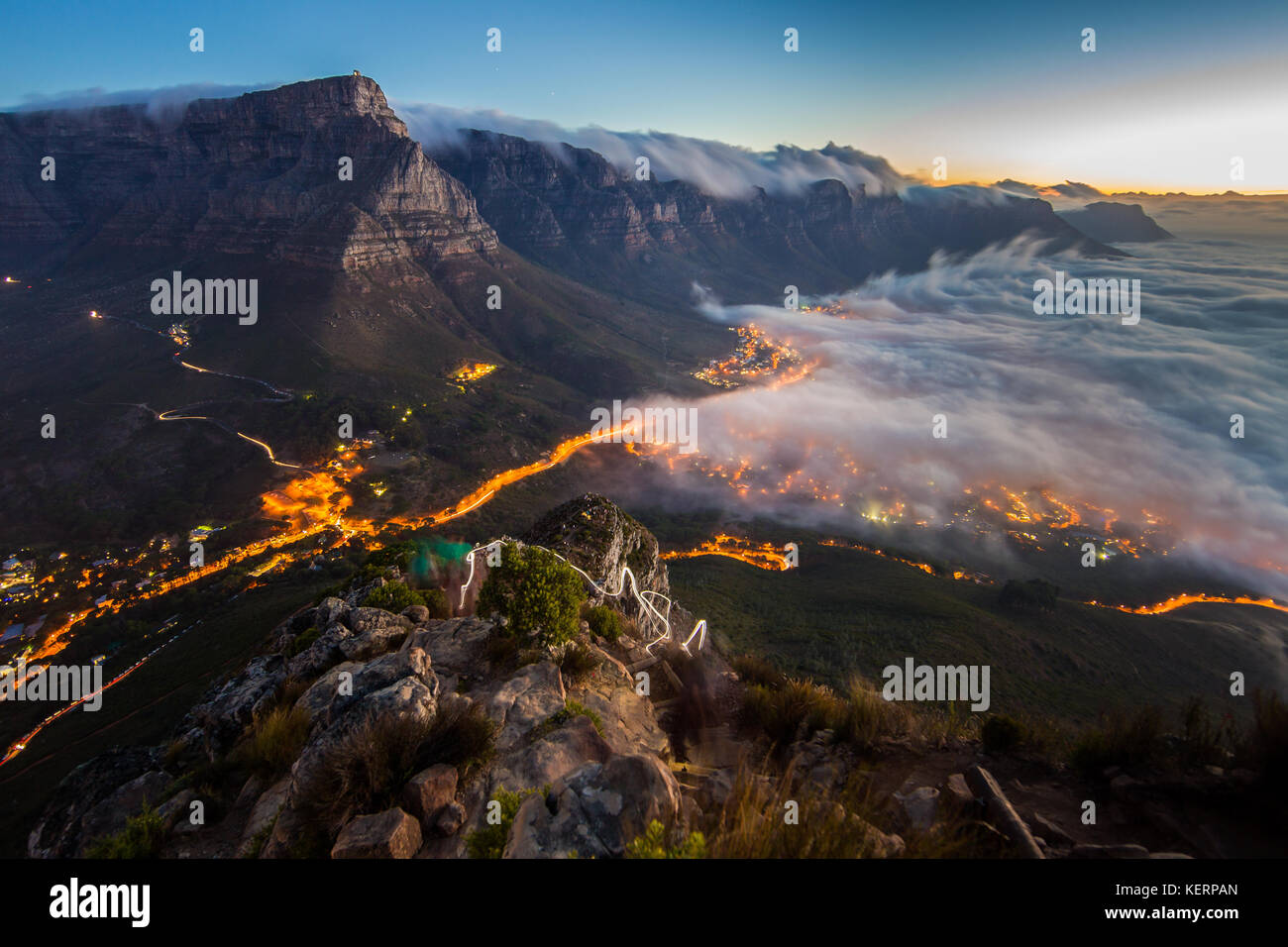 Table Mountain National Park is a popular hiking destination within ...