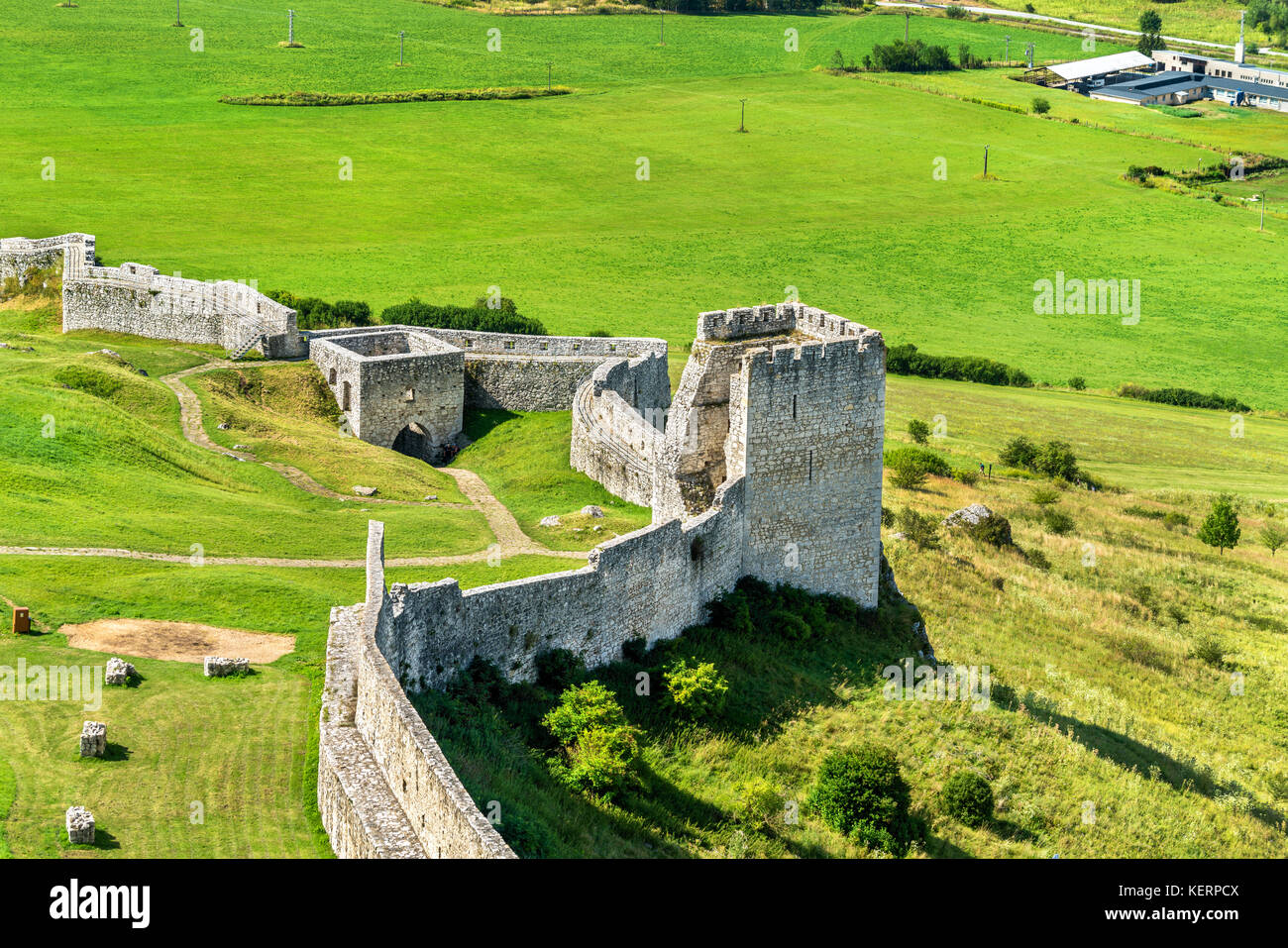 Spis Castle, a UNESCO world heritage site in Slovakia Stock Photo - Alamy