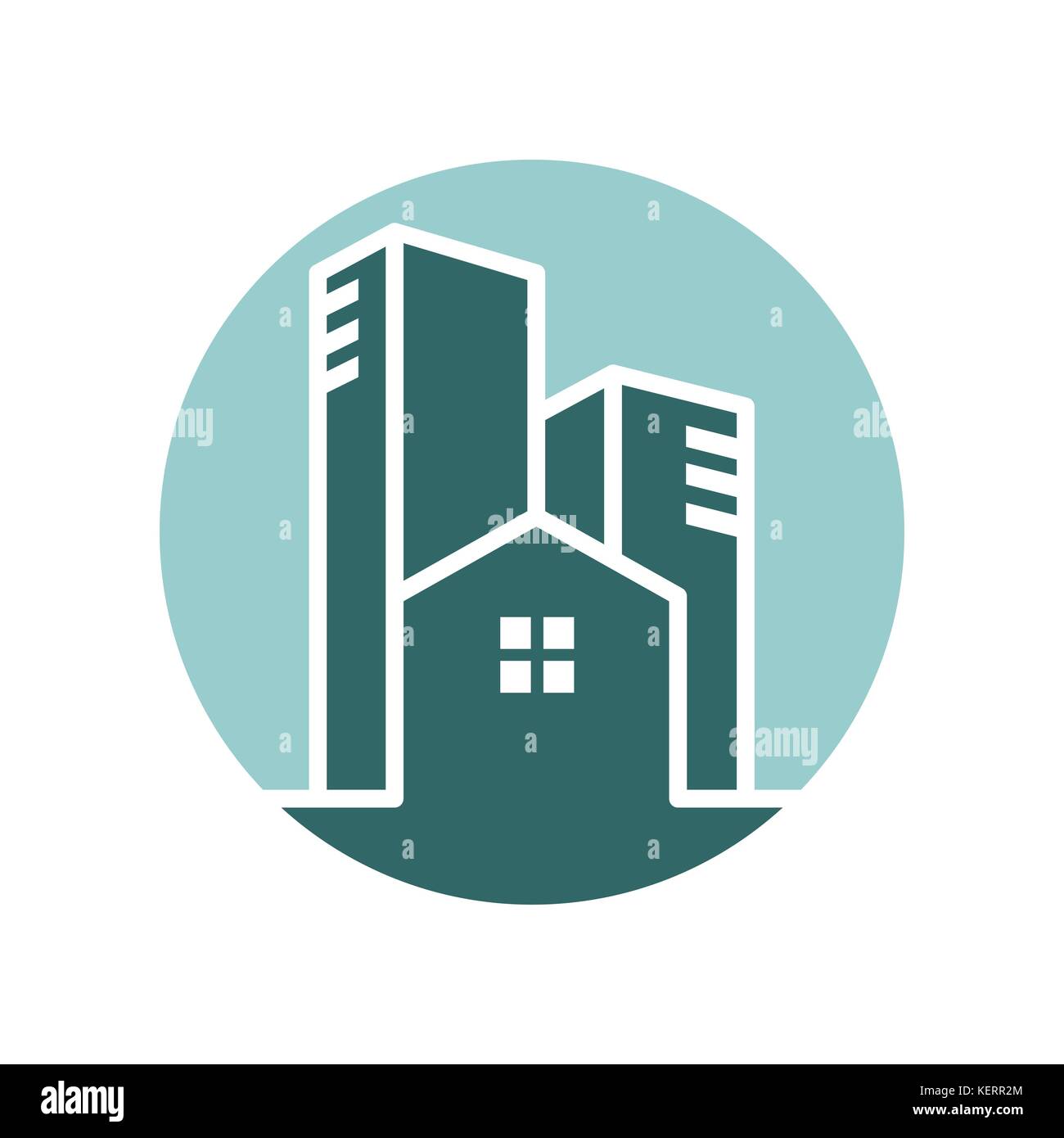 Living roof residence urban Stock Vector Images - Alamy