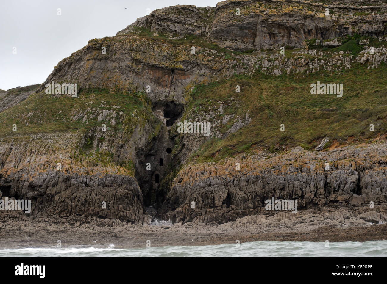 Culver Hole, Port eynon is bound in myths and legends of smuggling and lights at night as well ...