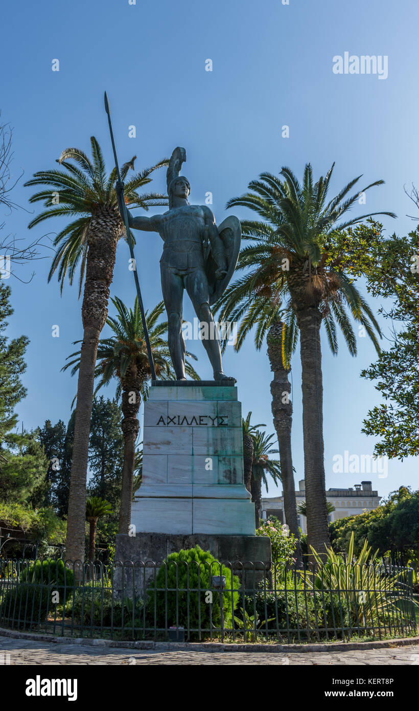 Achillion palace at Corfu Greece Stock Photo - Alamy