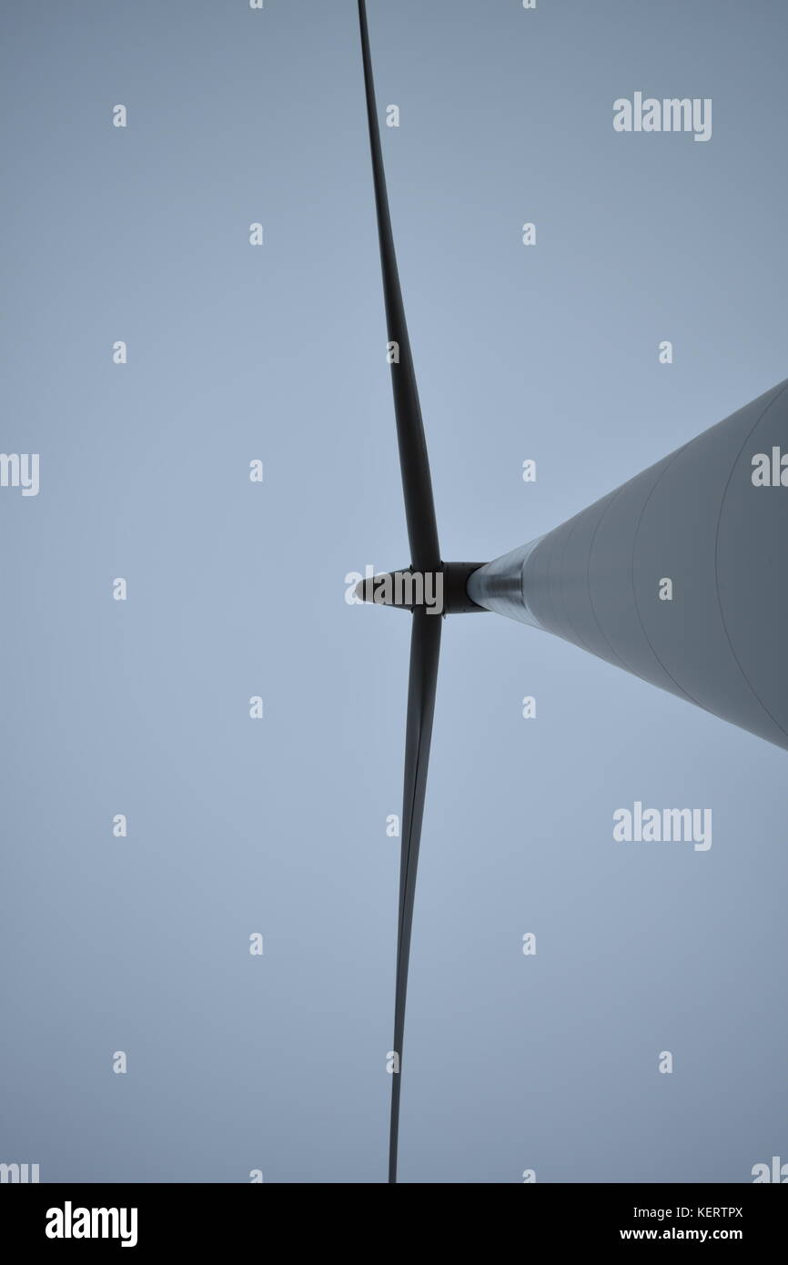 Electricity generating turbines, Whitelee Wind Farm, Eaglesham Moor ...