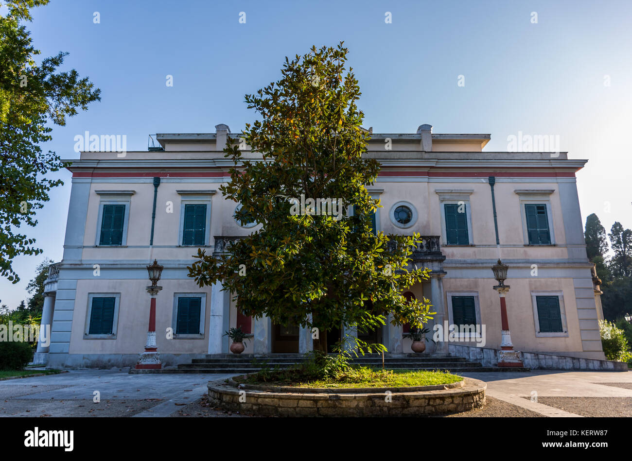 Mon repos corfu hi-res stock photography and images - Alamy