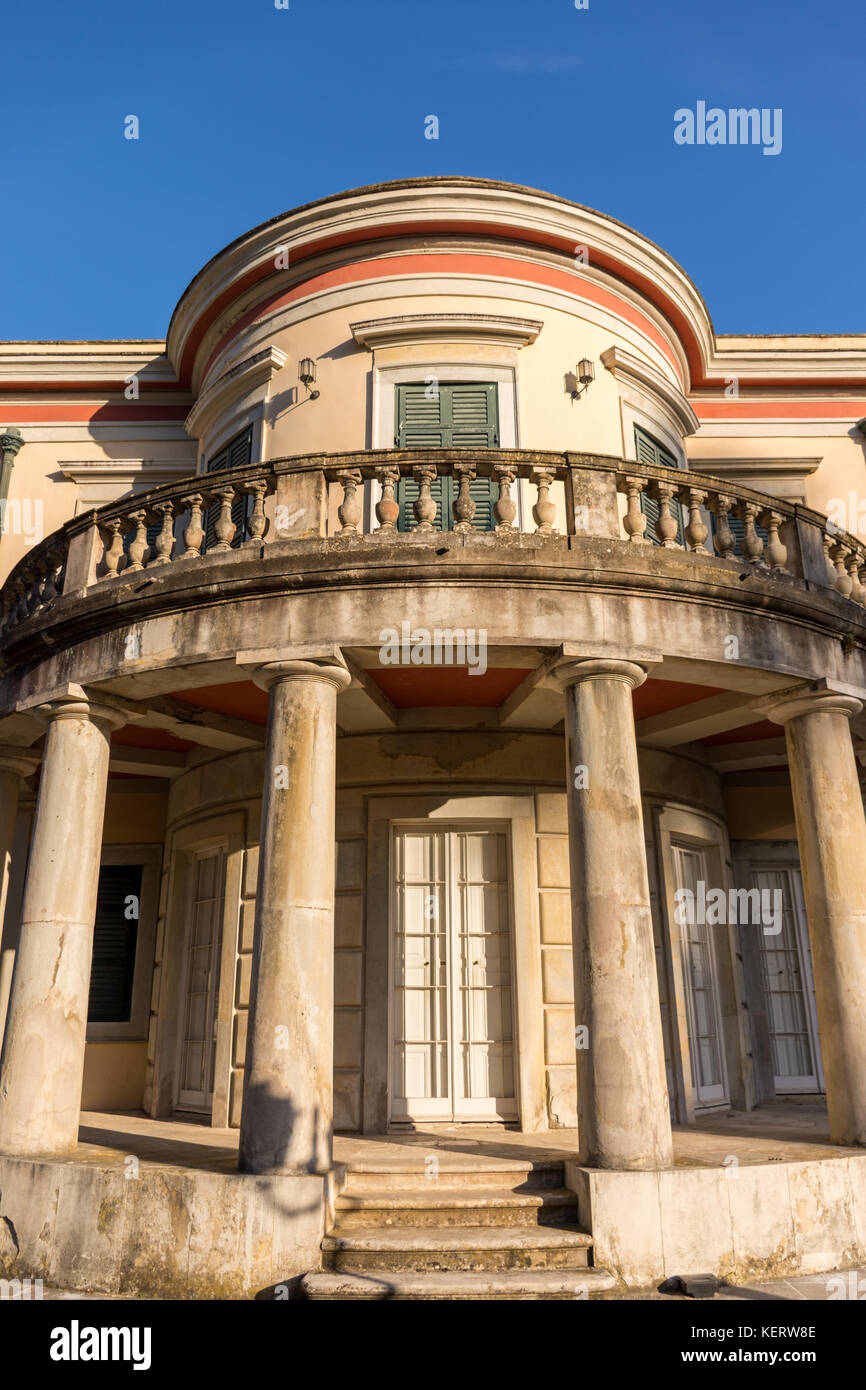 Mon Repos palace at Corfu Greece Stock Photo - Alamy