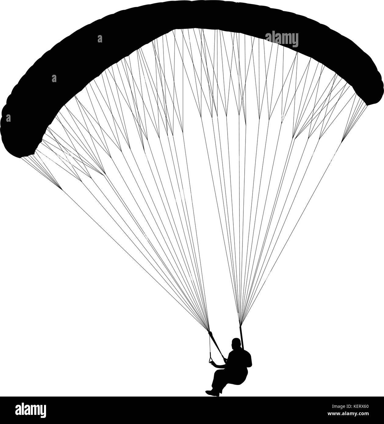 Paraglider Stock Vector Images - Alamy