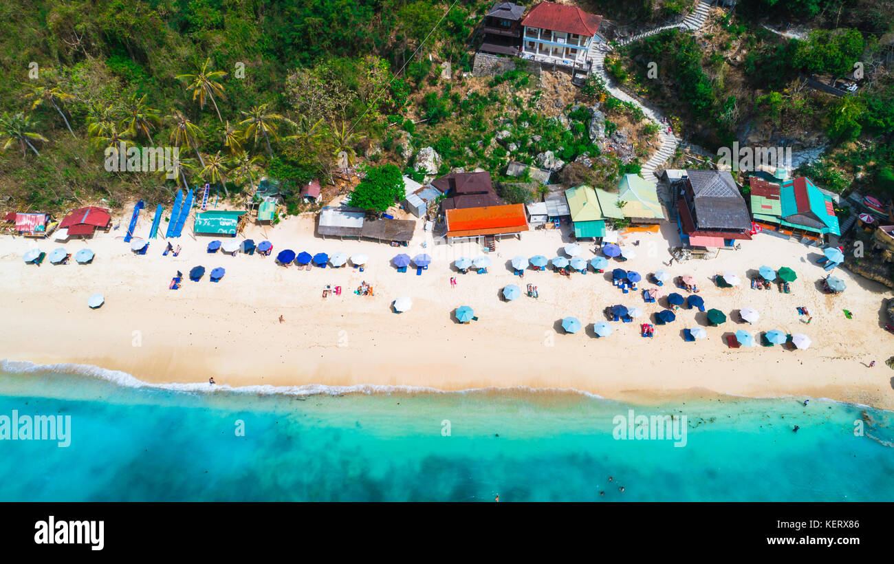 Aerial. Padang - Padang beach. Bali, Indonesia Stock Photo - Alamy