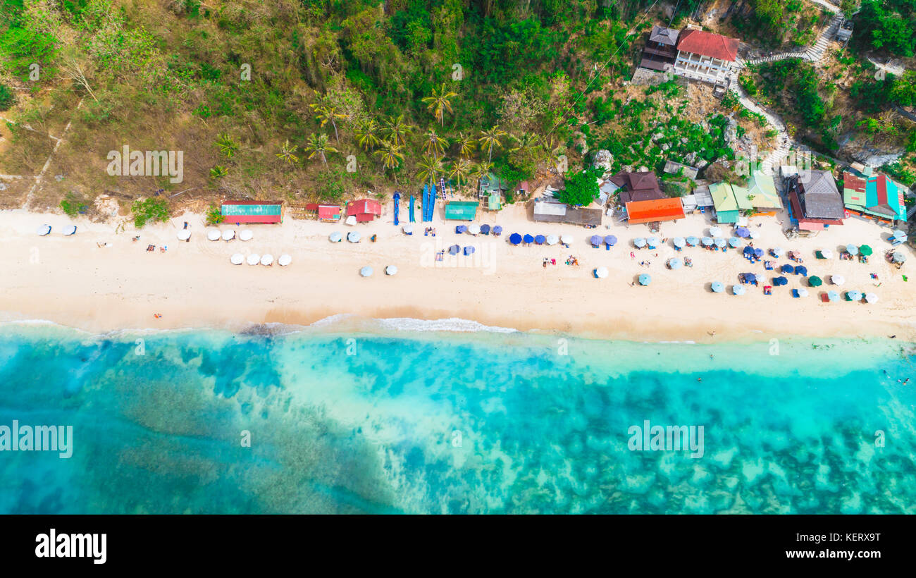 Aerial. Padang - Padang beach. Bali, Indonesia Stock Photo - Alamy