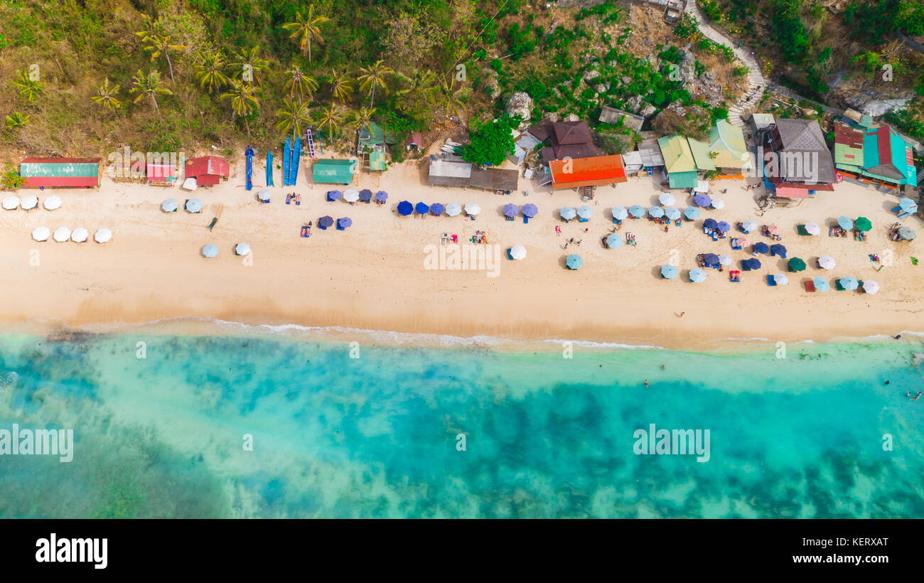 Aerial. Padang - Padang beach. Bali, Indonesia Stock Photo - Alamy
