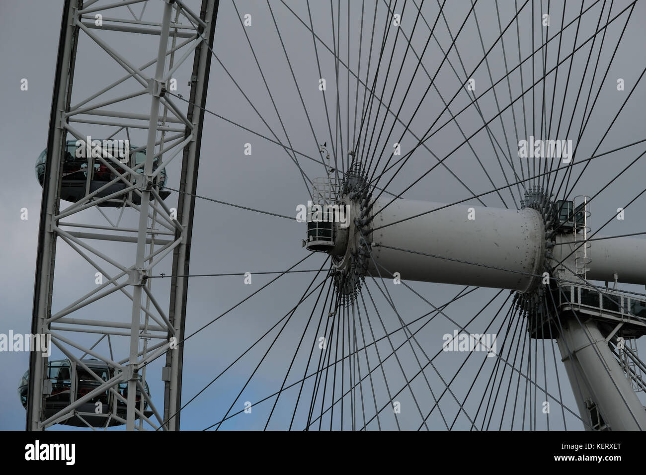 Close up of London Eye tourist attraction, UK Stock Photo - Alamy
