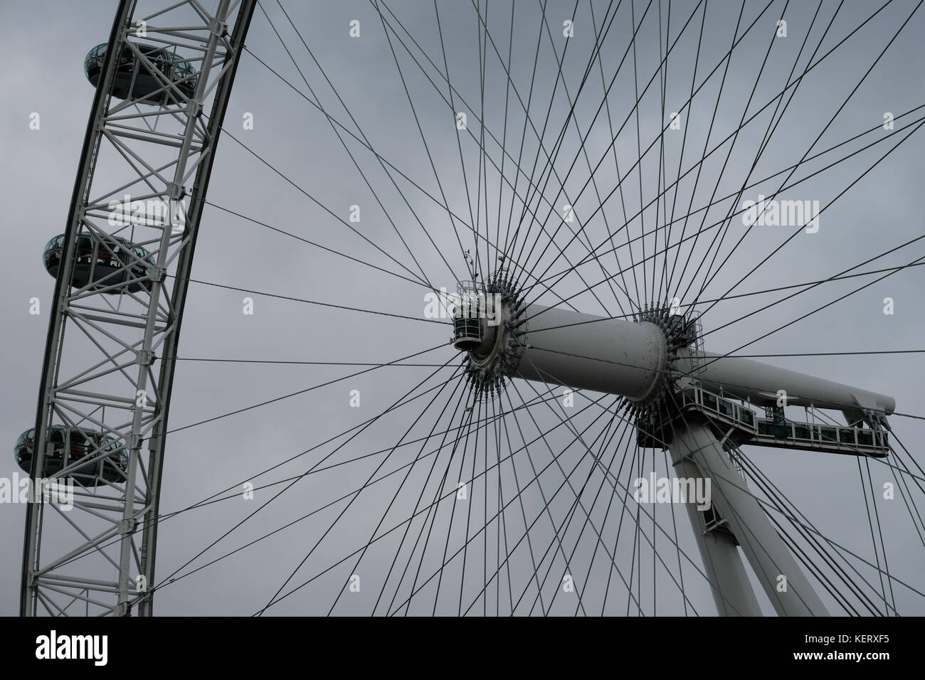Close up of London Eye tourist attraction, UK Stock Photo - Alamy