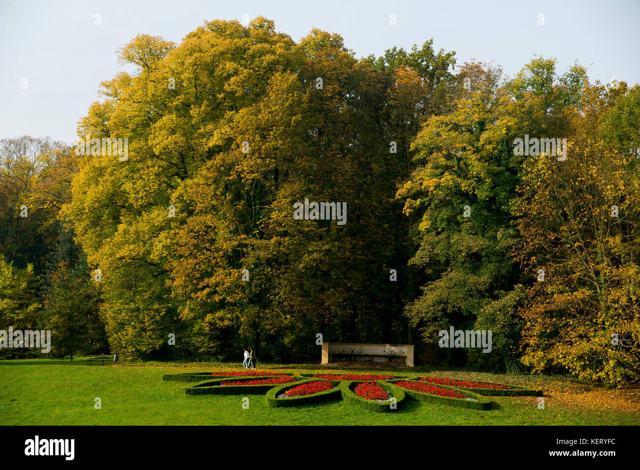 English landscape palace park design by Peter Joseph Lenne in ...
