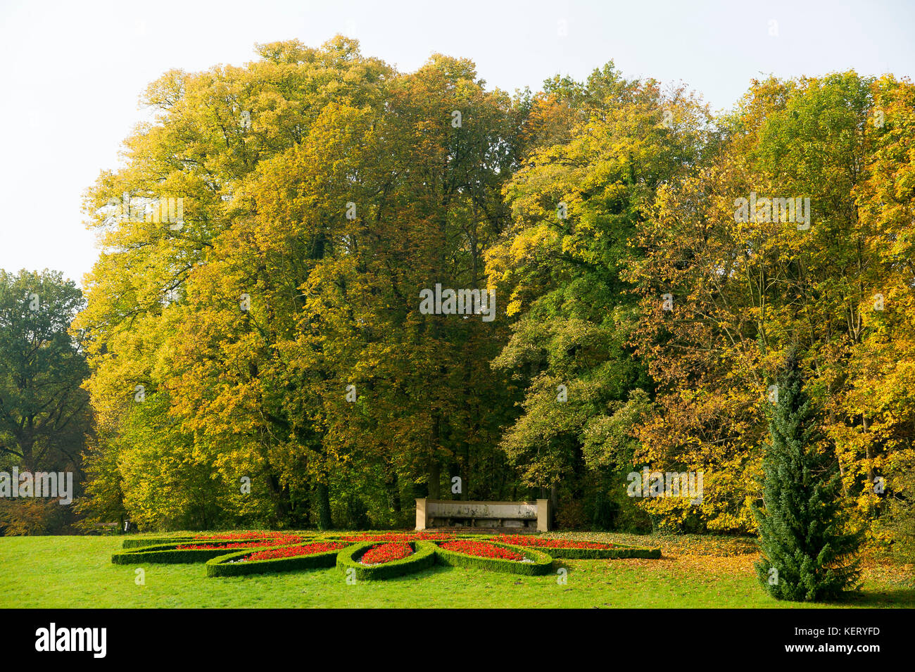 English landscape palace park design by Peter Joseph Lenne in ...