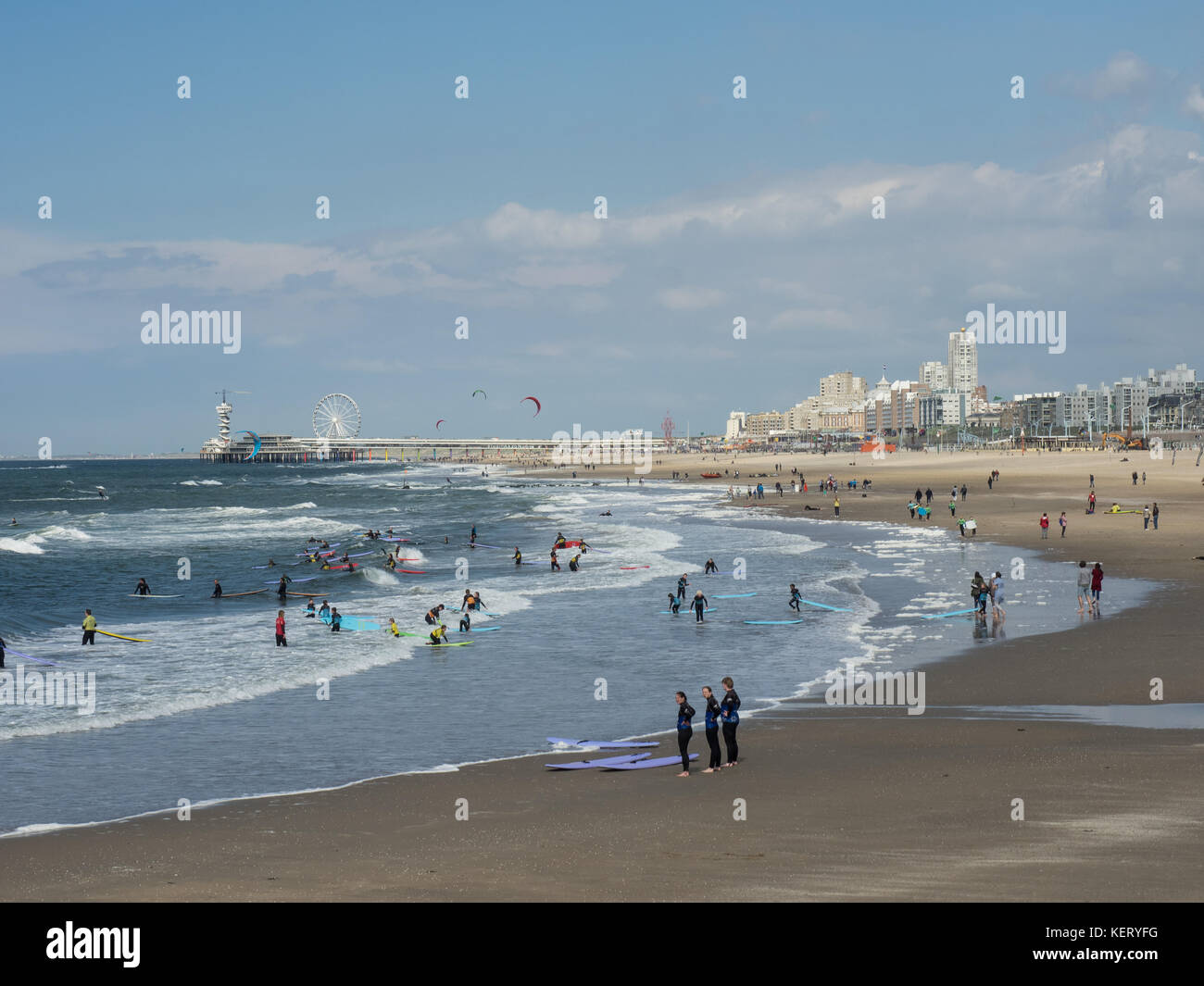 SCheveningen in the netherlands Stock Photo - Alamy