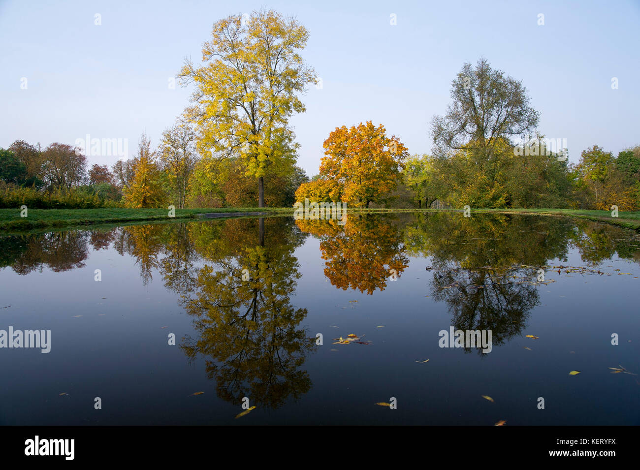 English landscape palace park design by Peter Joseph Lenne in ...