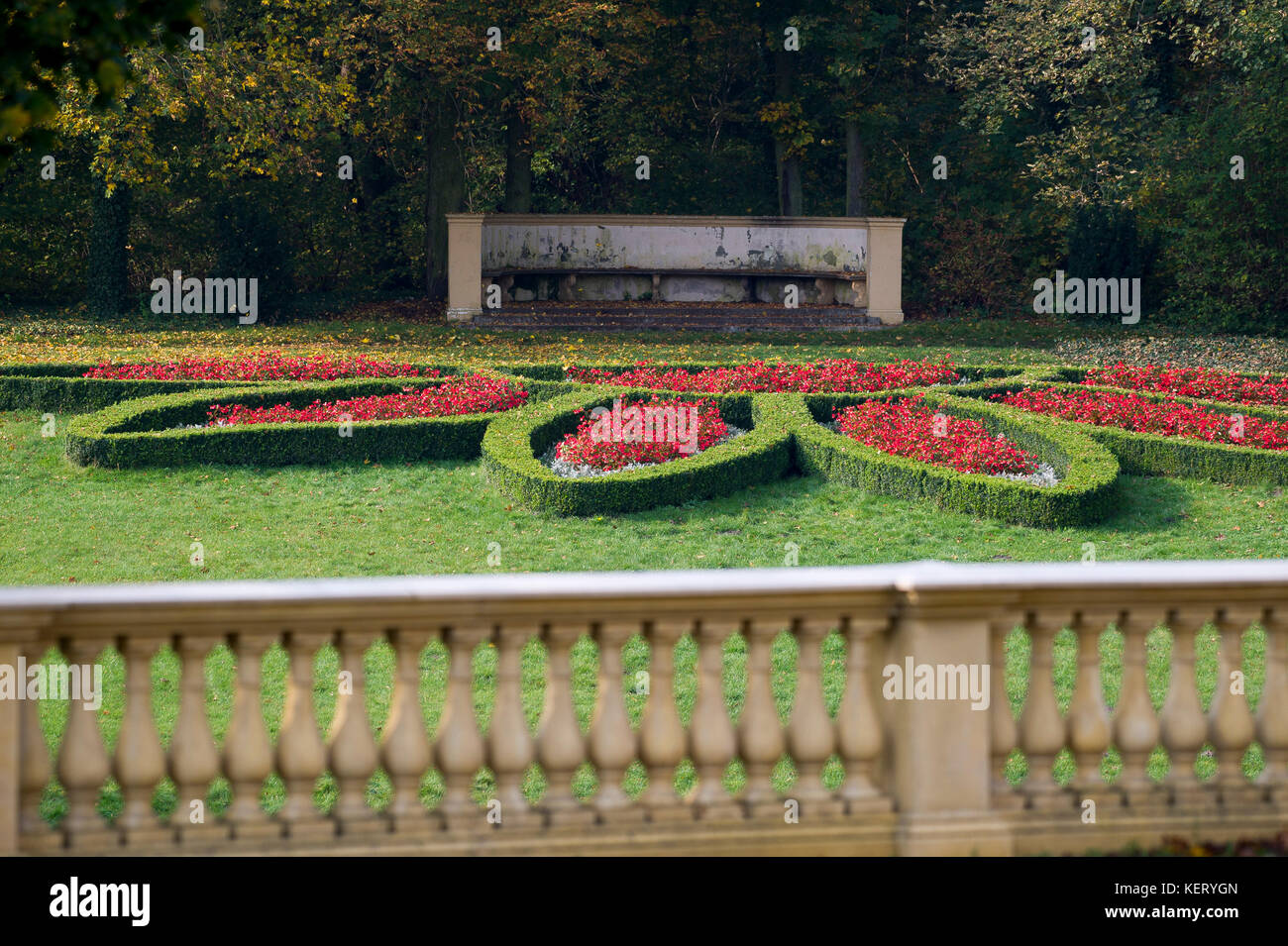 English landscape palace park design by Peter Joseph Lenne in ...