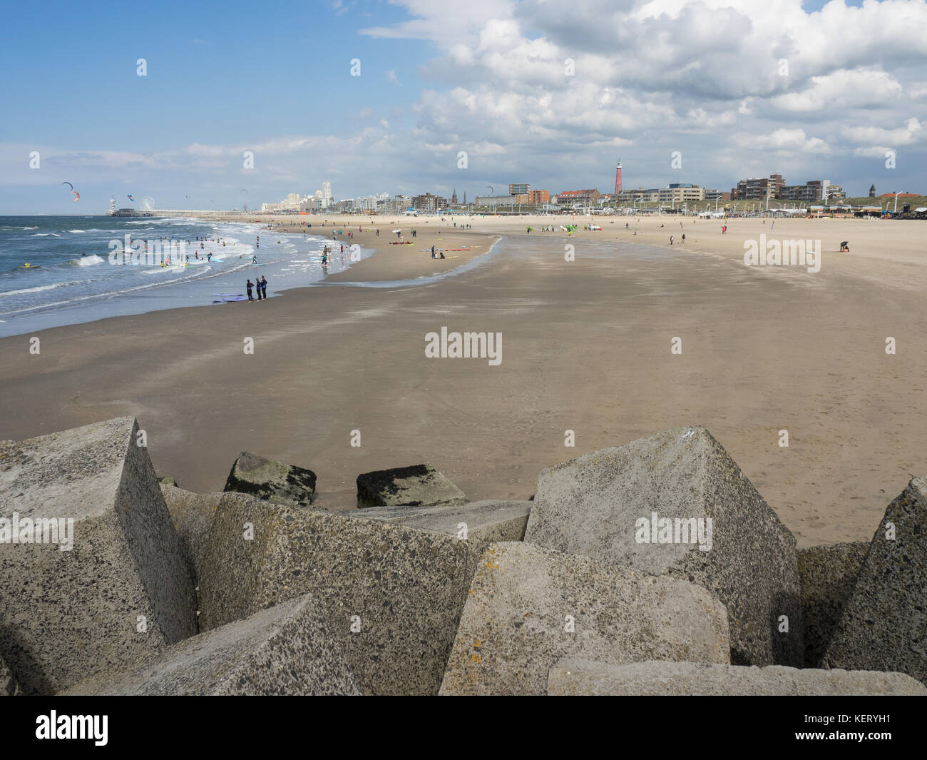 SCheveningen in the netherlands Stock Photo - Alamy