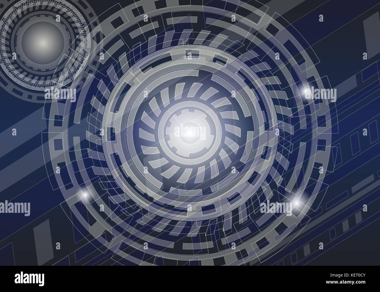 Conceptual, futuristic, mechanical engineer technology background made ...