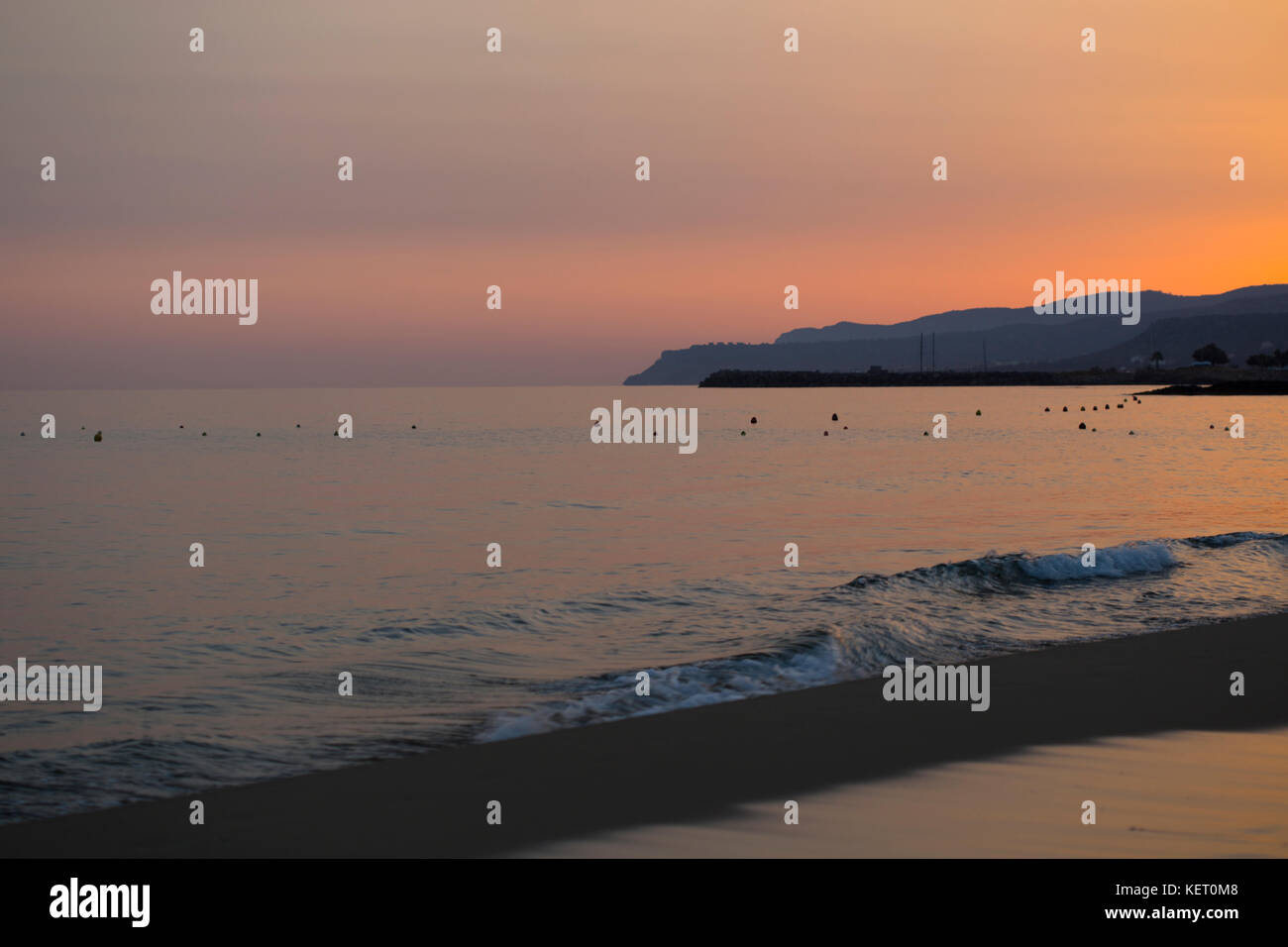 Seashore at dawn Stock Photo - Alamy