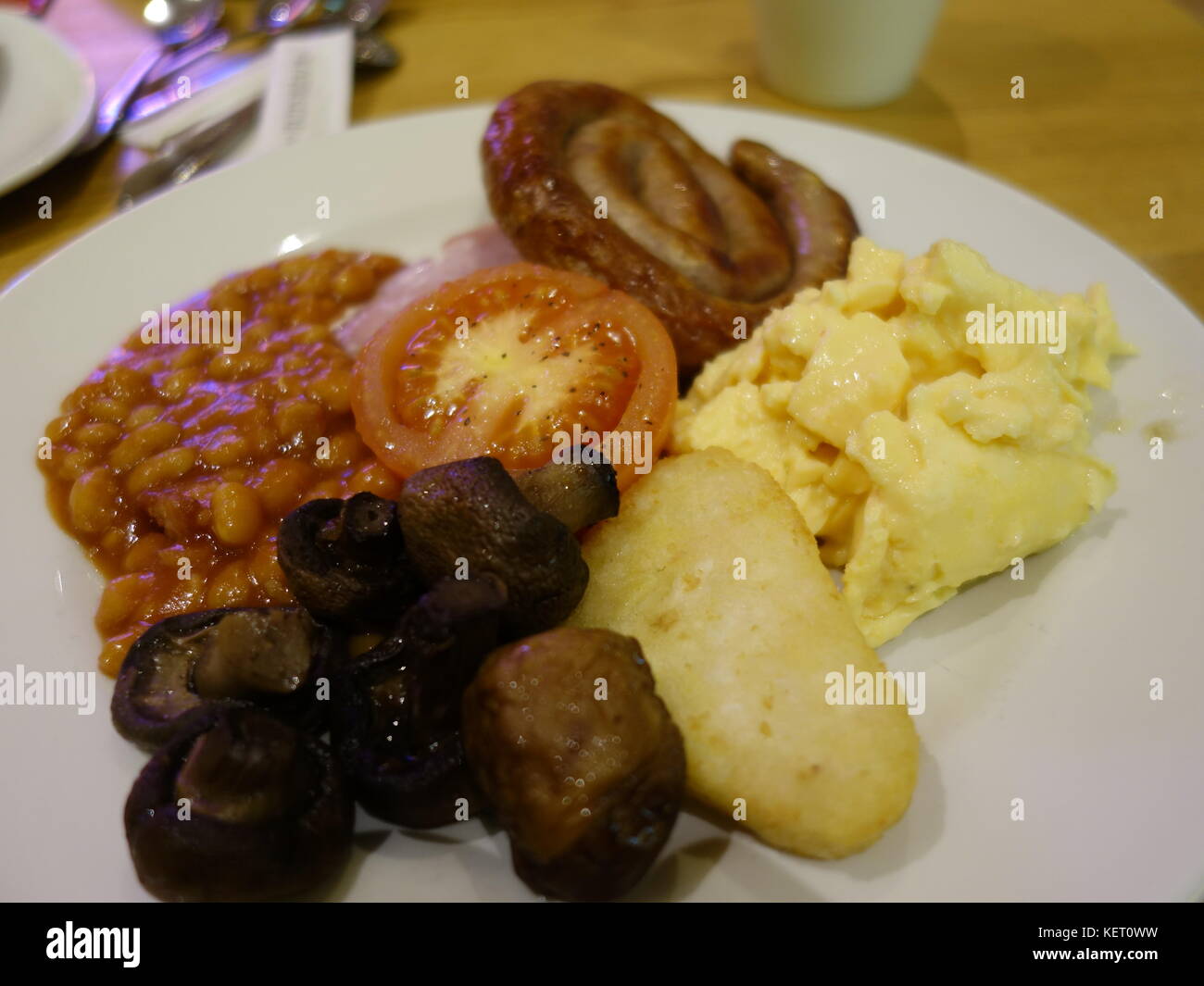 full English breakfast Stock Photo - Alamy