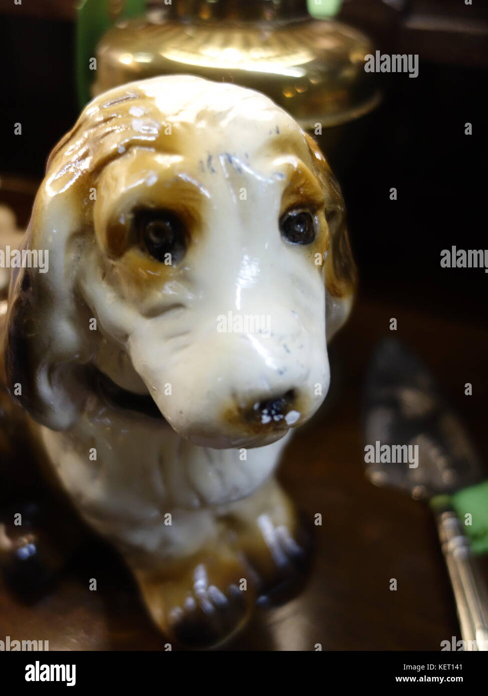 A ceramic dog Stock Photo - Alamy