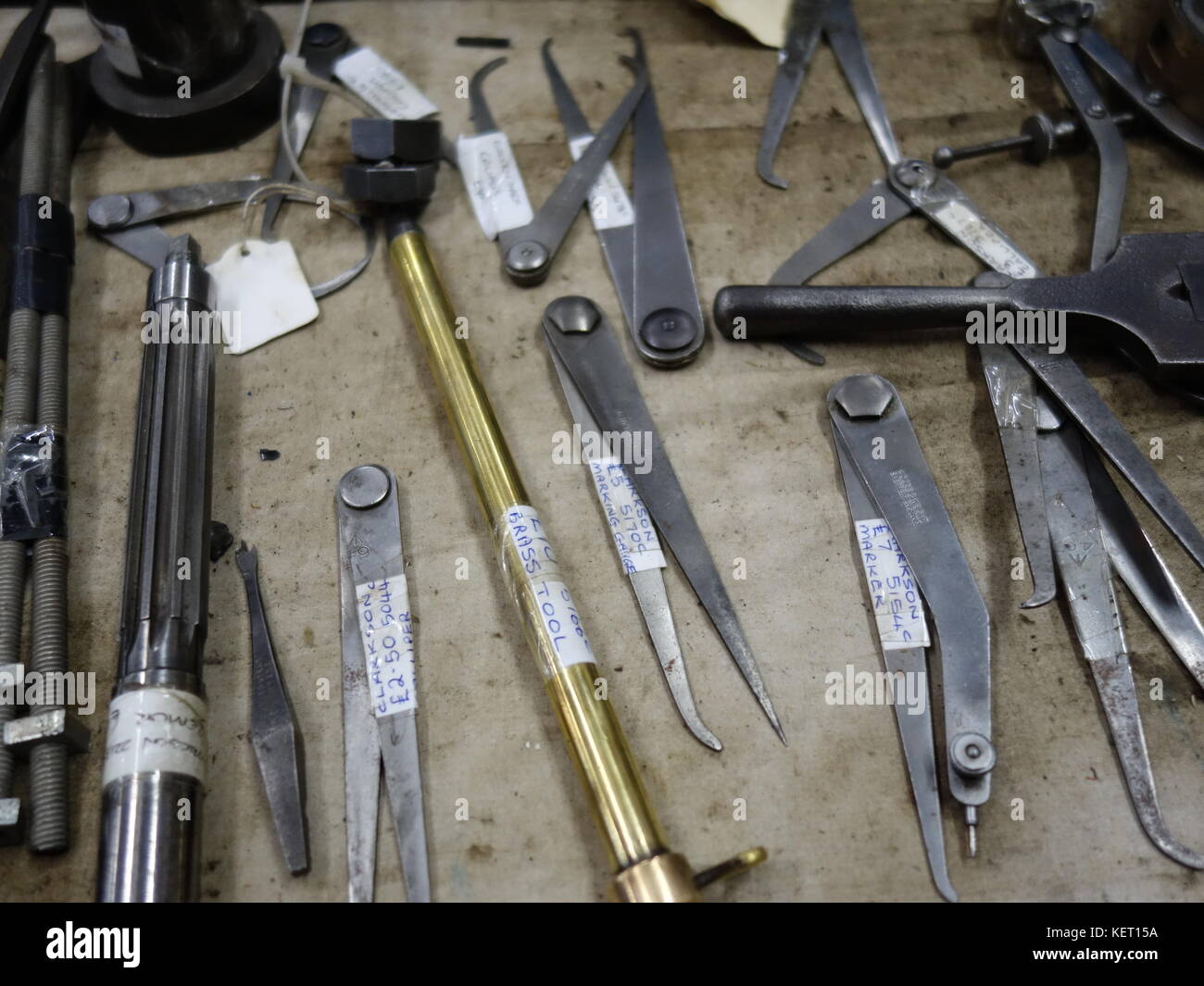 various vintage measuring devices Stock Photo - Alamy