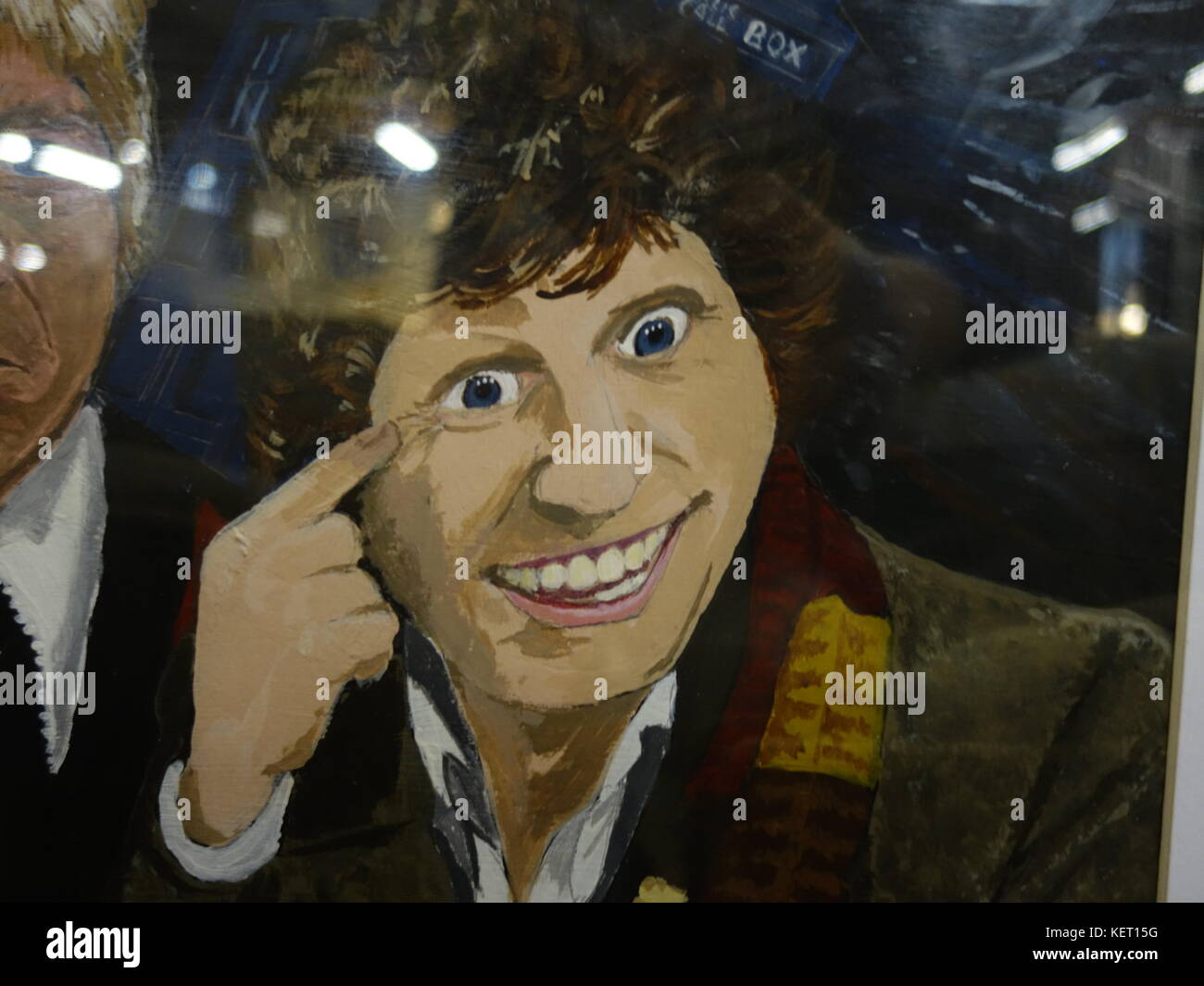 A very weird looking illustration of Dr.Who Stock Photo - Alamy