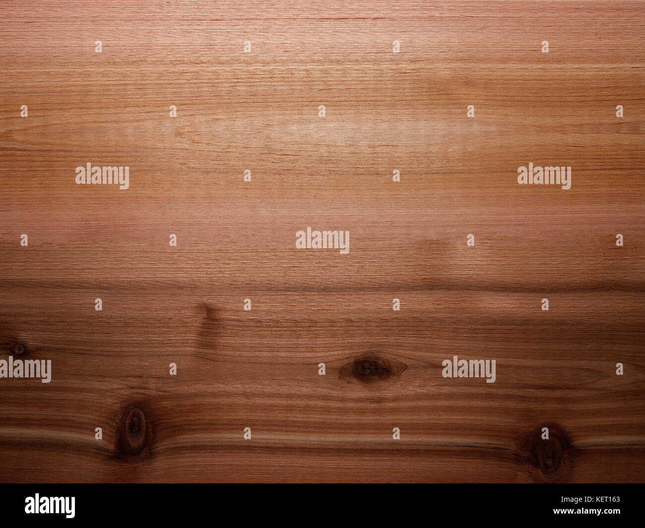 Smooth warm red cedar wood panel background with knots Stock Photo - Alamy