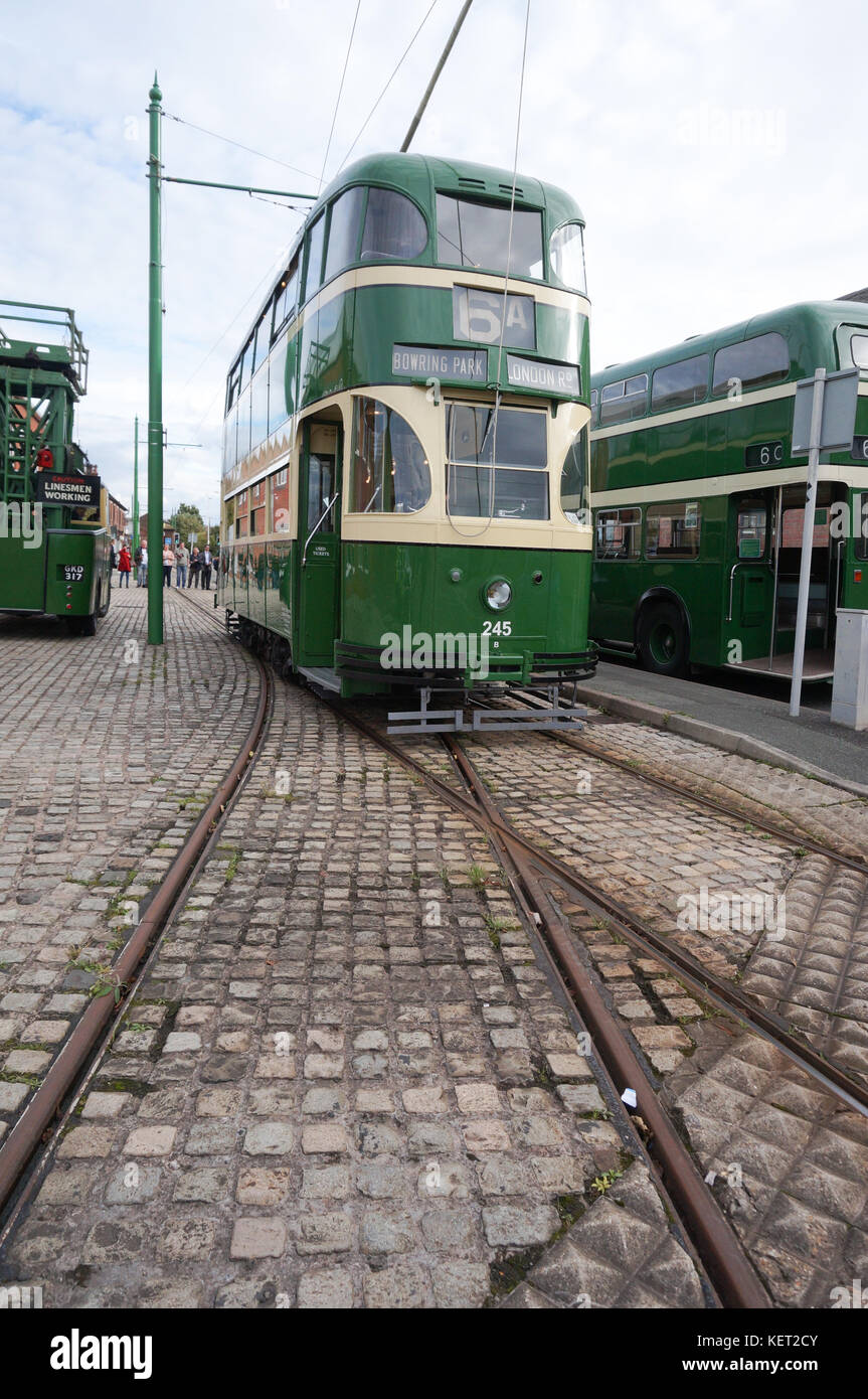 Liverpool Corporation Trams from the 1950's Stock Photo - Alamy