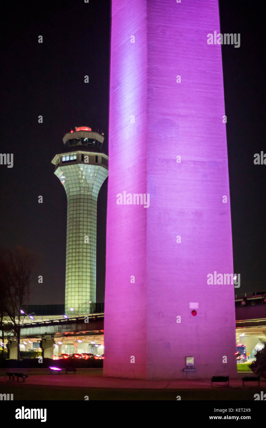 Chicago, Illinois - Two of O'Hare International Airport's control ...