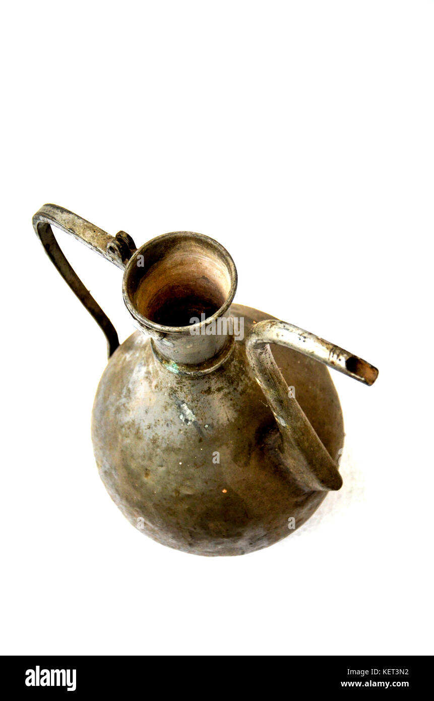 picture of an Ibrik, turkish copper jug Stock Photo - Alamy