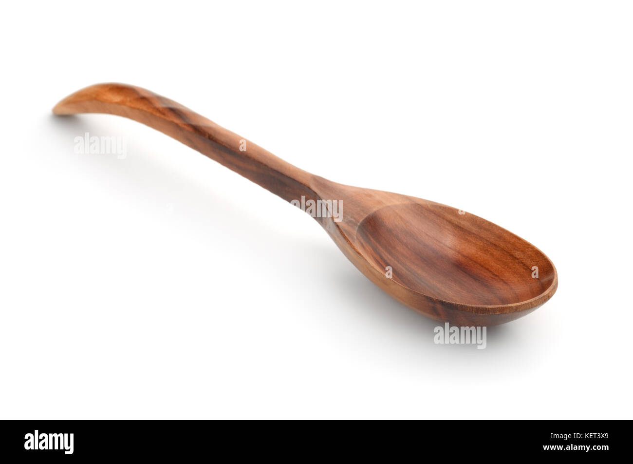 Wooden spoon isolated on white Stock Photo - Alamy