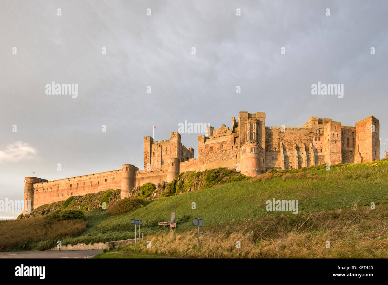 Bamburgh Castle, Bamburgh, Northumberland, England, UK Stock Photo - Alamy