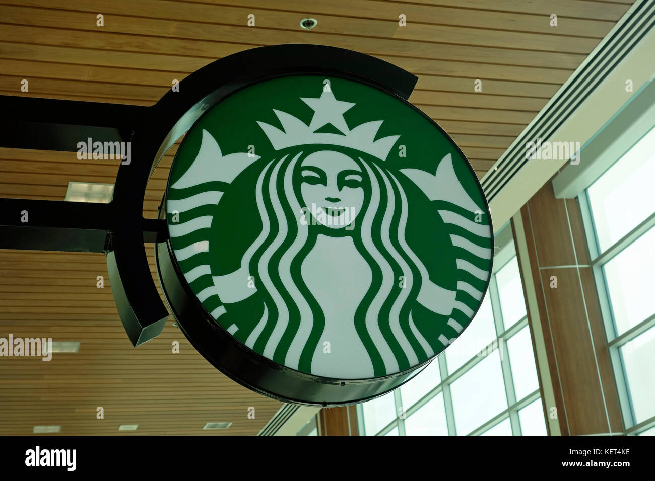 Starbucks coffee shop sign hi-res stock photography and images - Alamy