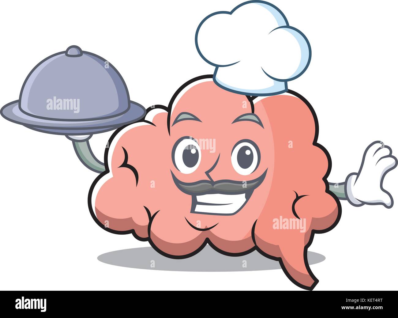 Chef brain character cartoon mascot Stock Vector Image & Art - Alamy