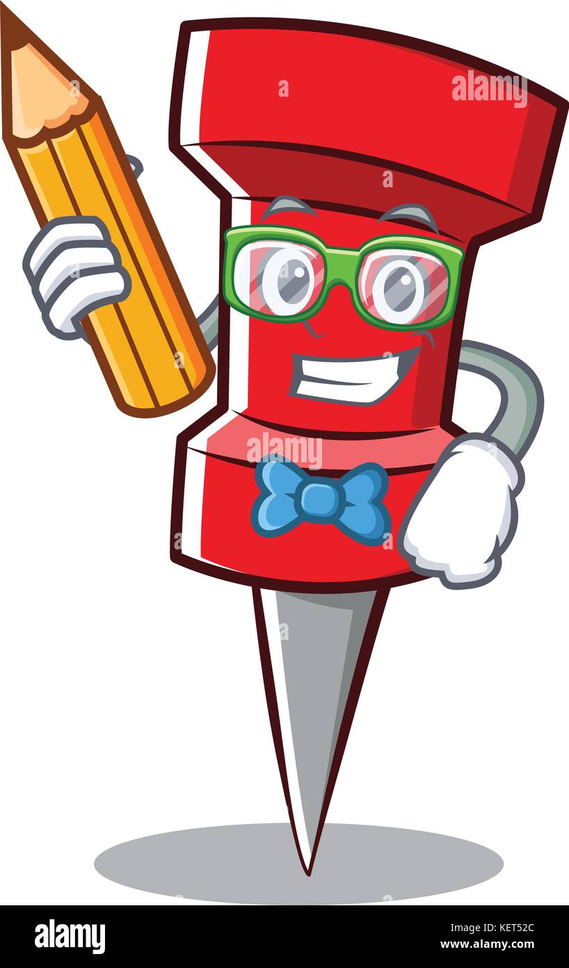 Student red pin character cartoon Stock Vector Image & Art - Alamy