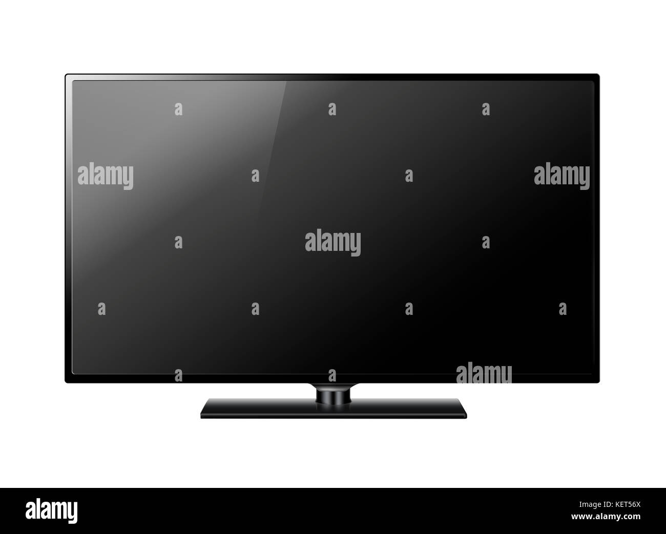 Widescreen television set Cut Out Stock Images & Pictures - Alamy
