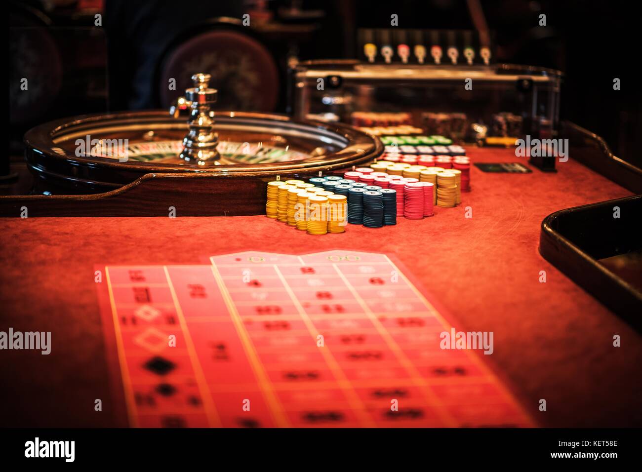 Casino Roulette Wheel Table Closeup Photo. Roulette Game Stock Photo ...